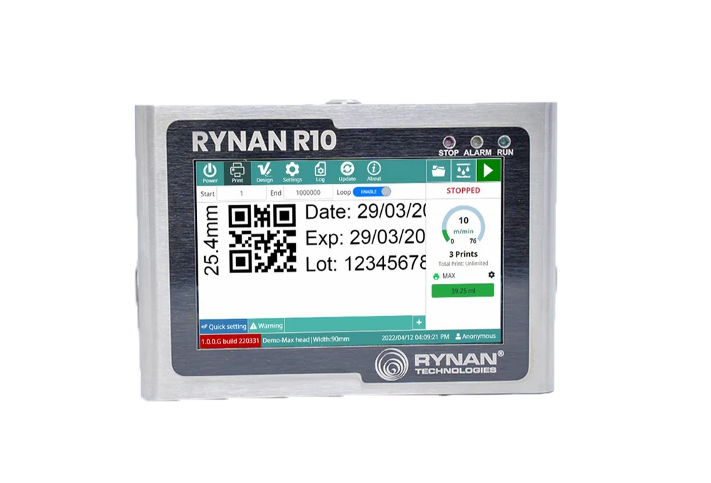 100 Piece Min Rynan Thermal Inkjet Printer R10 Manufacturer And Seller In Ghaziabad Bt Print