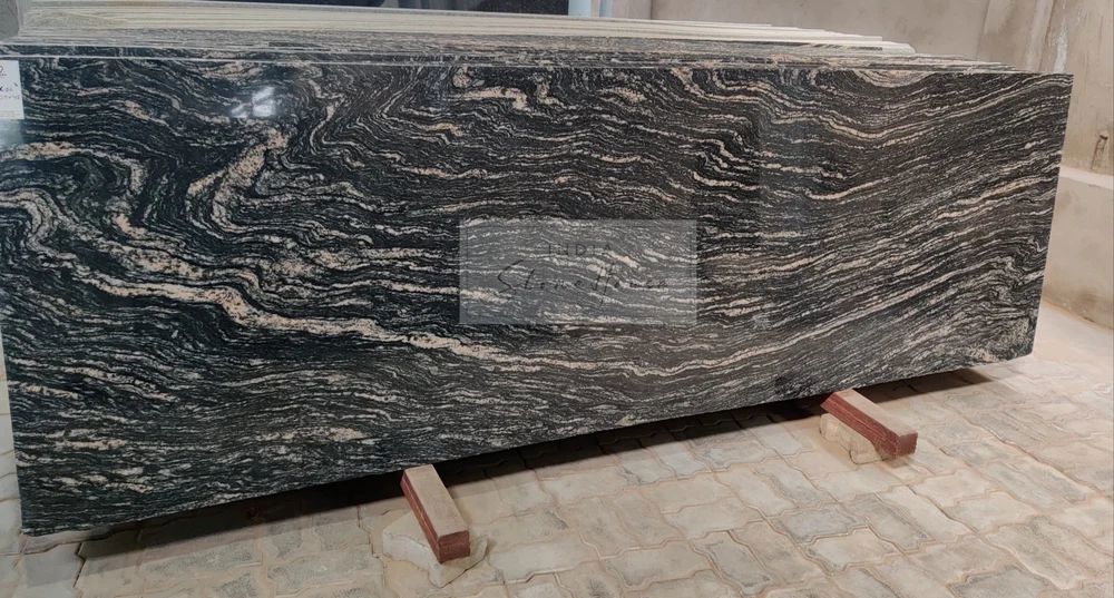 15-17 mm Black Lapotra Granite Slab, For Flooring Price in Ajmer ...