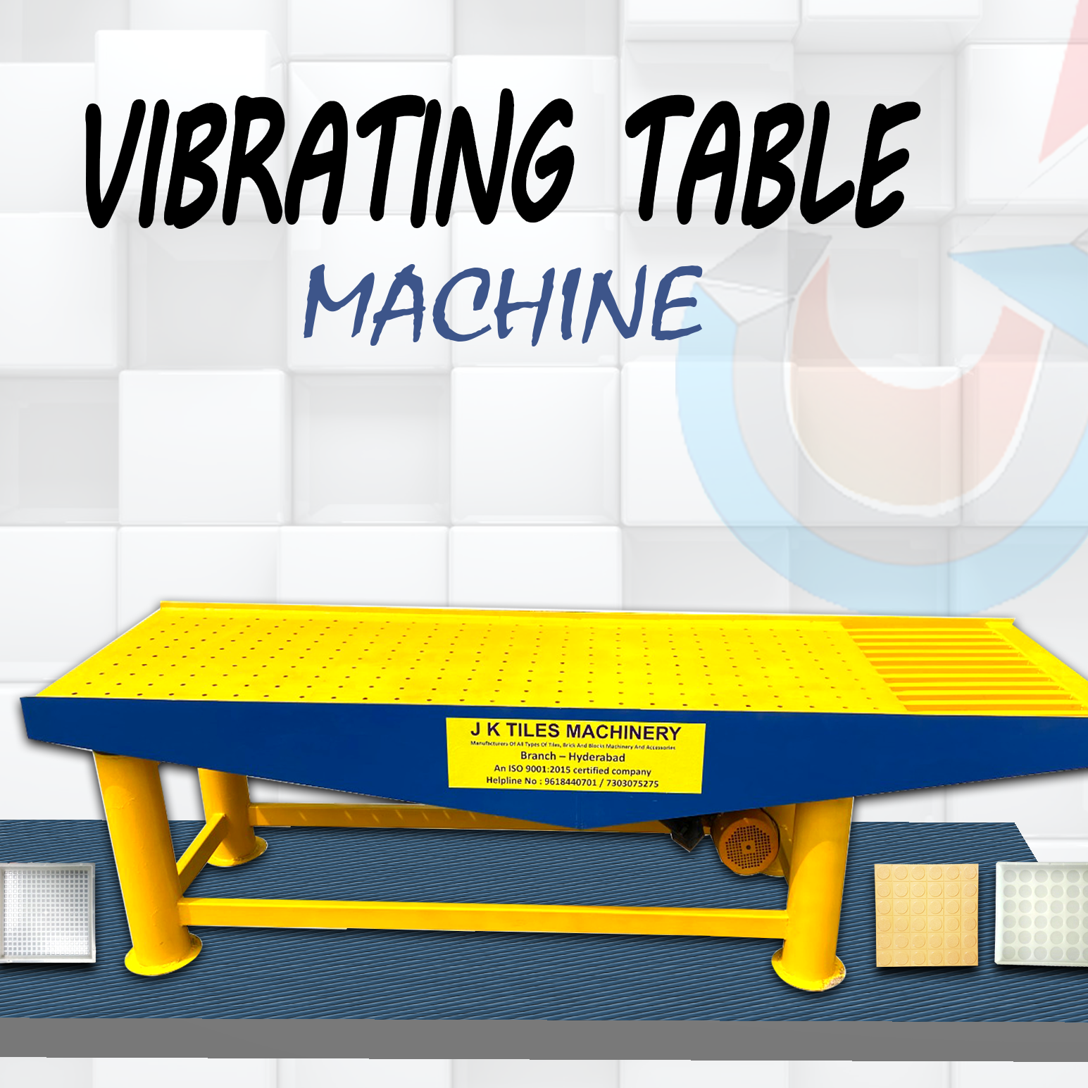 Vibro Block Vibrating Table in Metropolitan - JK Tiles Machinery (Assam)