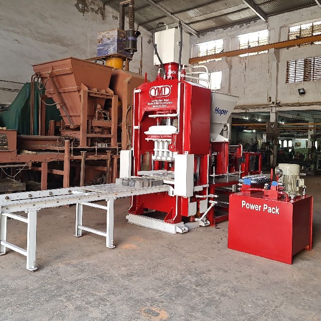 Interlocking Paver Block Machine in Morbi - Himmat Machine Tools
