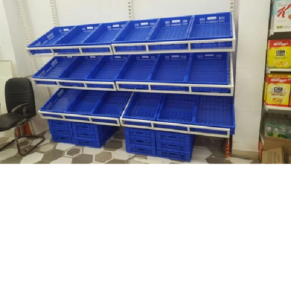 Mild Steel Fruit & Vegetable Display Rack Price in Noida, Uttar Pradesh ...