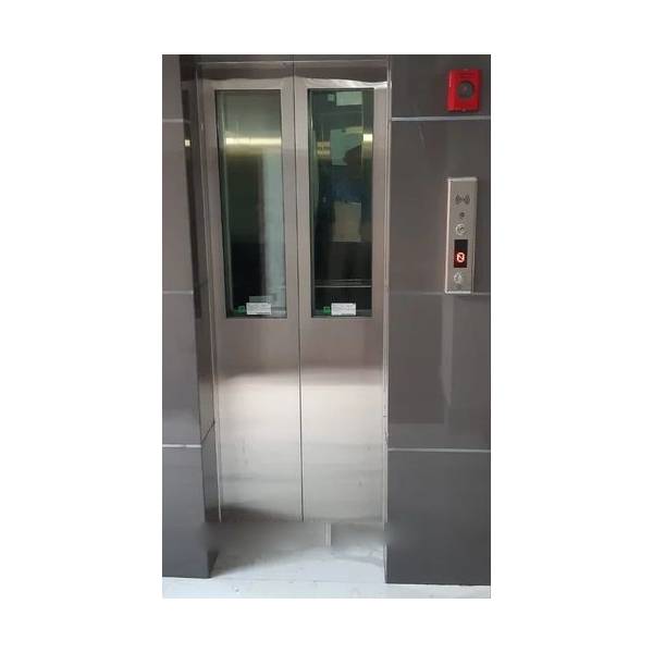 SS-304 Hairline Half Vision Glass Automatic Door Lift Price in Kamrup ...