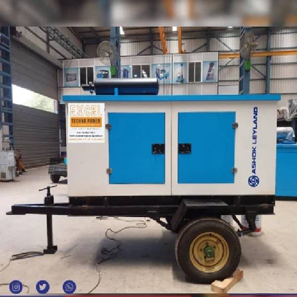 50 kVA Trolley Mounted Diesel Generator Price in Ahmedabad, Gujarat ...