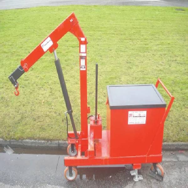 Hydraulic Hand Lift Mobile Floor Jib Crane Price in Ahmedabad, Gujarat ...