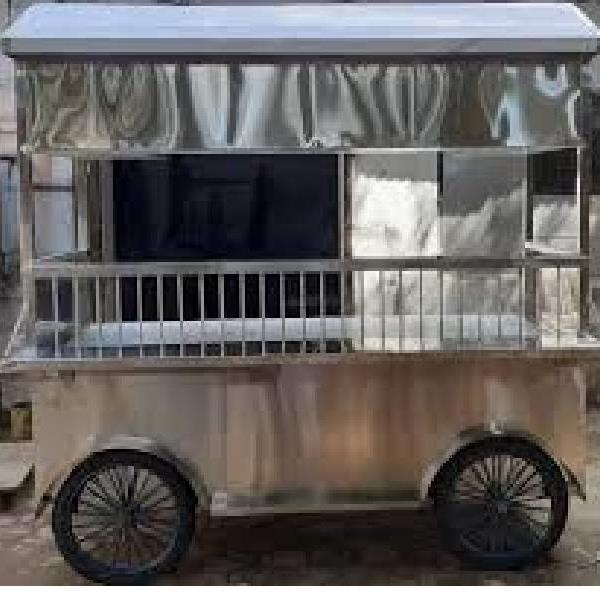 SS Steel Thela Food Cart Price in kanpur, Uttar Pradesh – ₹45,000 | Sri ...