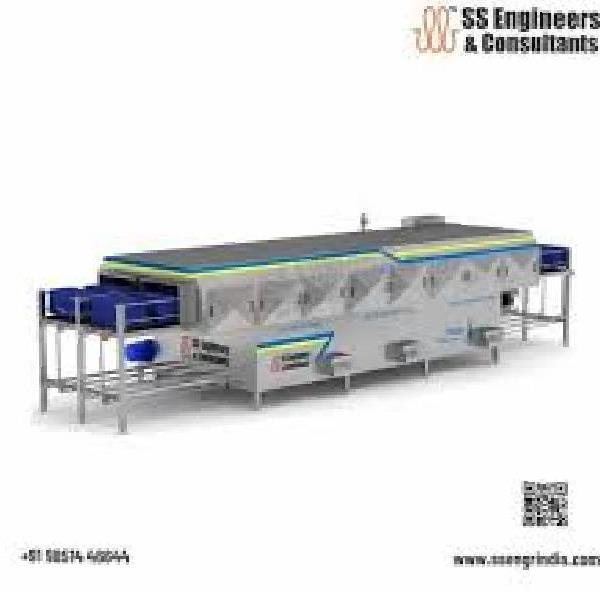 Crate Washer with 180 Degree Tilting Conveyor