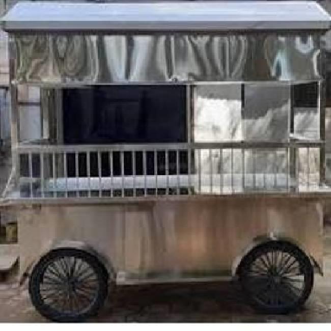 SS Steel Thela Food Cart at ₹ 45000.00 in Kanpur