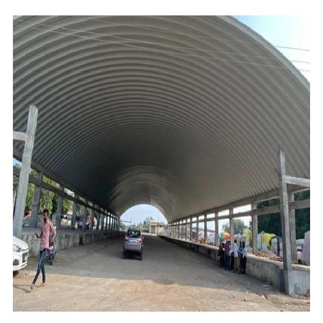 Stainless Steel K Span Roofing Shed