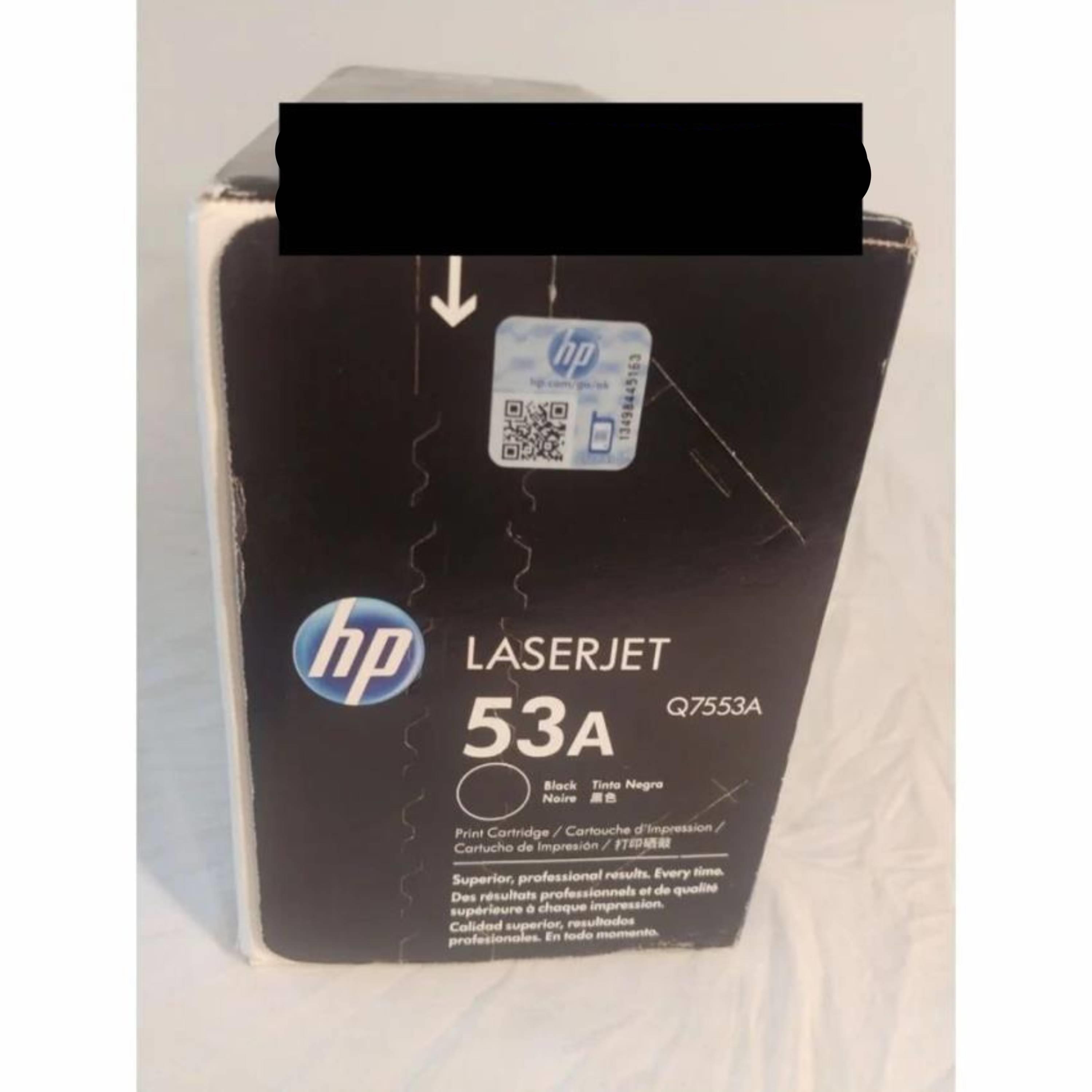 Black 53A Original Toner cartridge for laser printer Q7553A ...