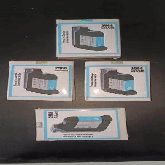 HP Black 2588 Quick Drying Solvent Ink Cartridge For 530 2588 Handheld ...