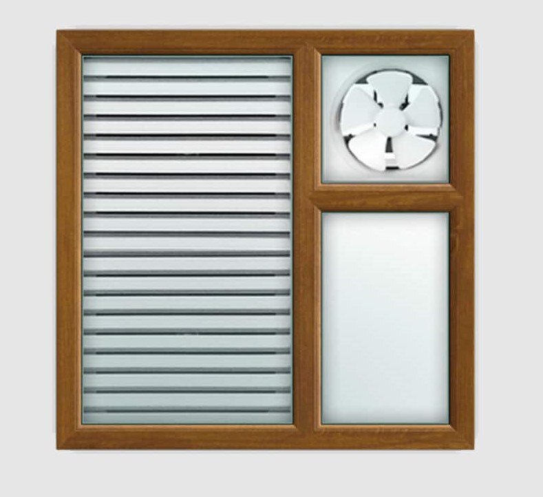 3 8 mm Upvc Ventilation Window at 750.00 in Ahmedabad