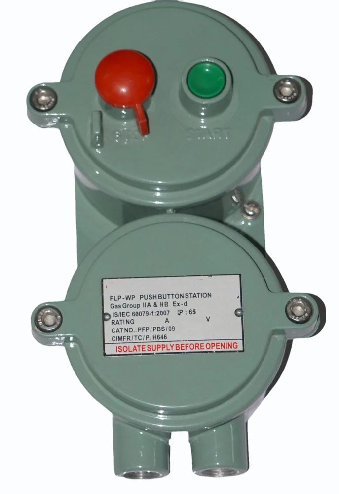 440V GRAY Flameproof Push Button Station, For Industrial in Faridabad ...