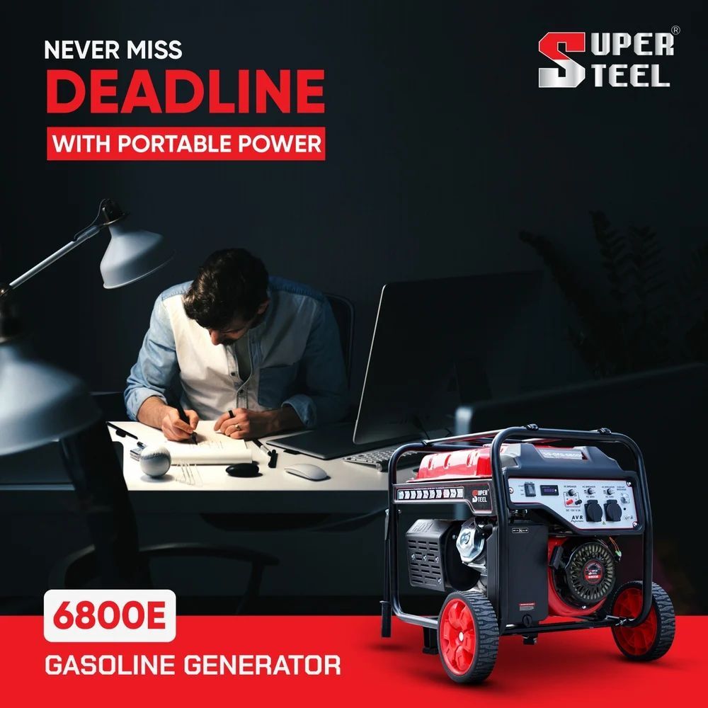 5 kVA Petrol Power Generator, Air Cooled Manufacturer & Seller in ...