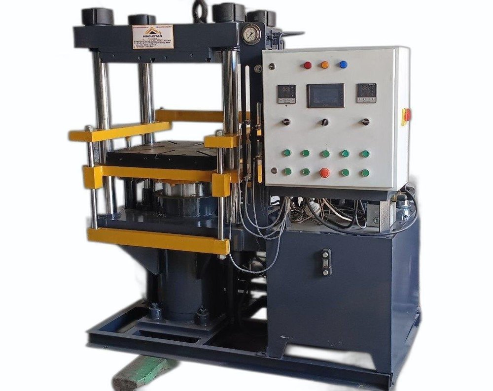 550x550 mm Hydraulic Rubber Compression Moulding Machine, 100 tons ...
