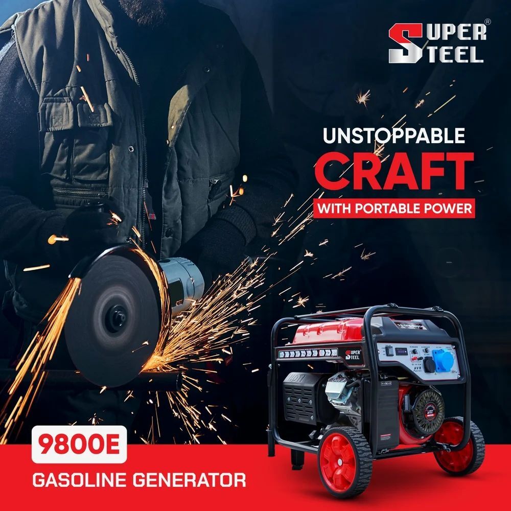 7.5 kVA Petrol Power Generator, Air Cooled Manufacturer & Seller in ...