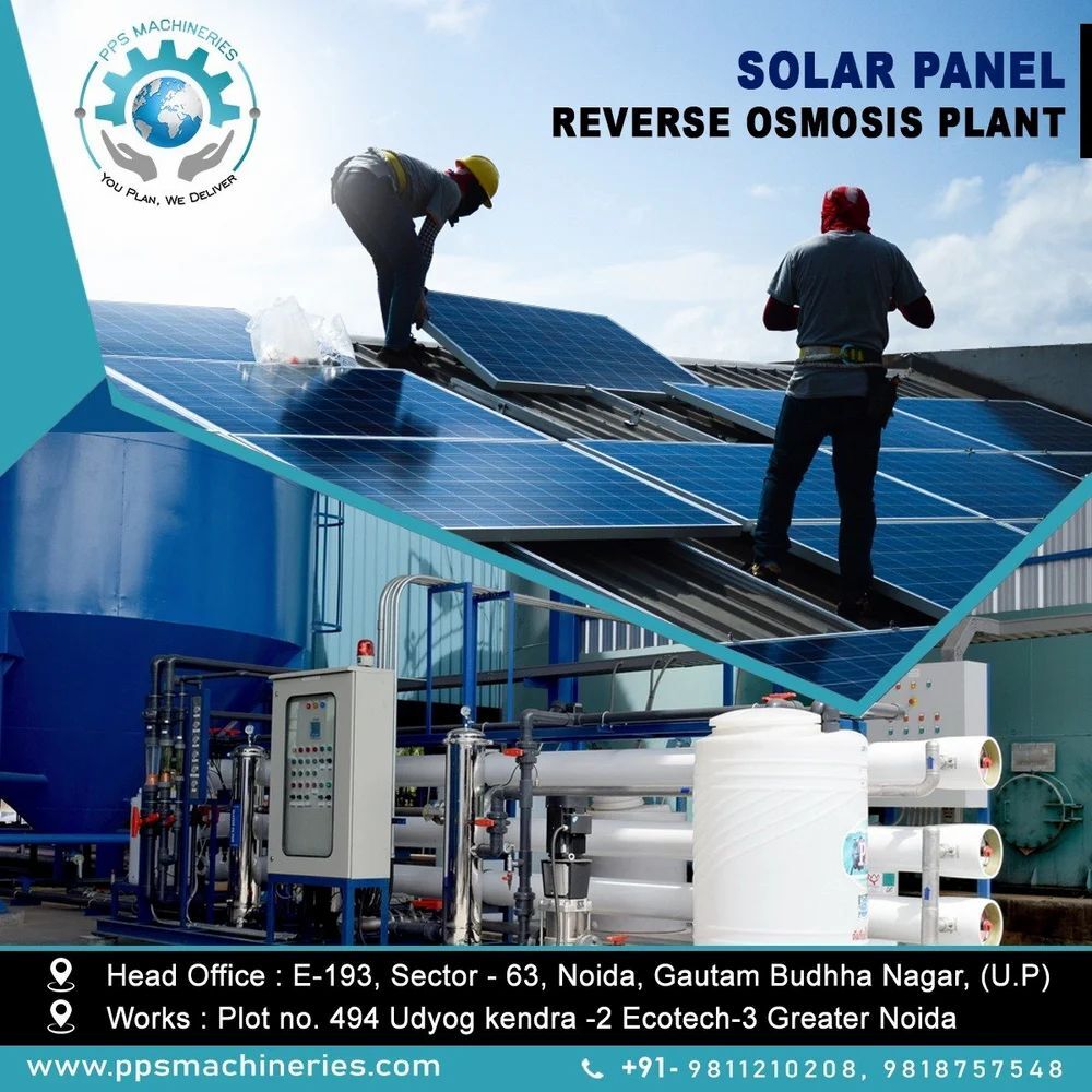 8000 LPH Solar Powered Ro Systems, FRP Price in NOIDA, Uttar Pradesh ...