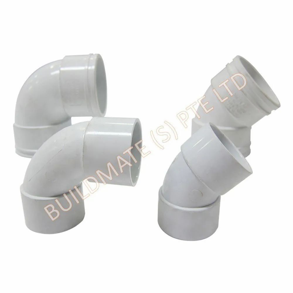 90 degree Threaded White UPVC Bend, For Plumbing Pipe, Bend Radius: 5D ...