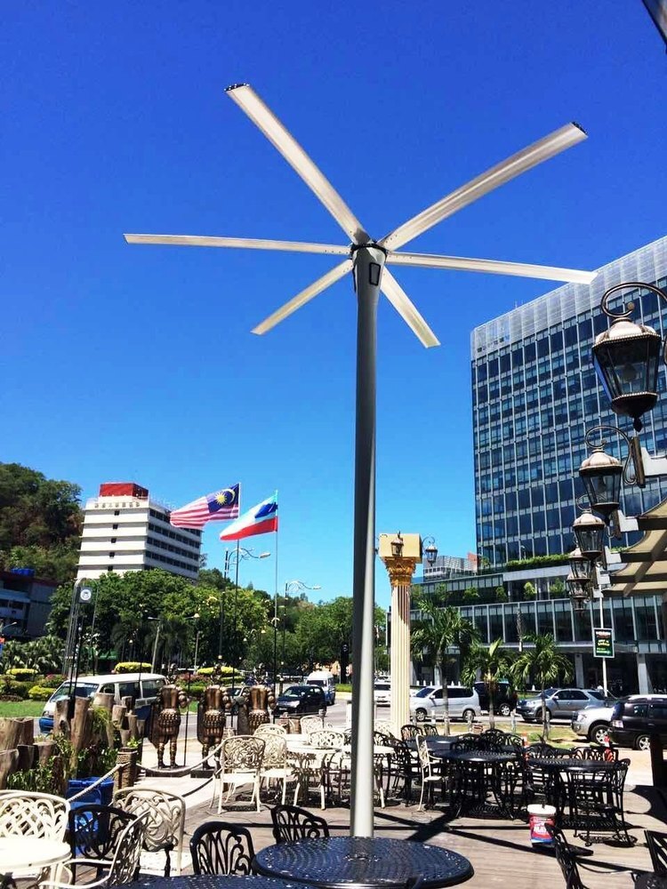 Ac HVLS Pole Fan, Phase: 3 Phase Price in Pune, Maharashtra – ₹2,20,000 ...