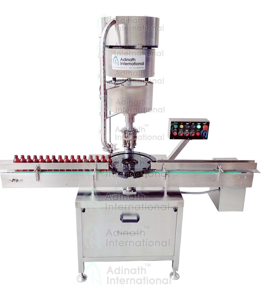 Adinath Automatic Bottle ROPP Screw Capping Machine, ABRSCM in Ahmadabad - Adinath International