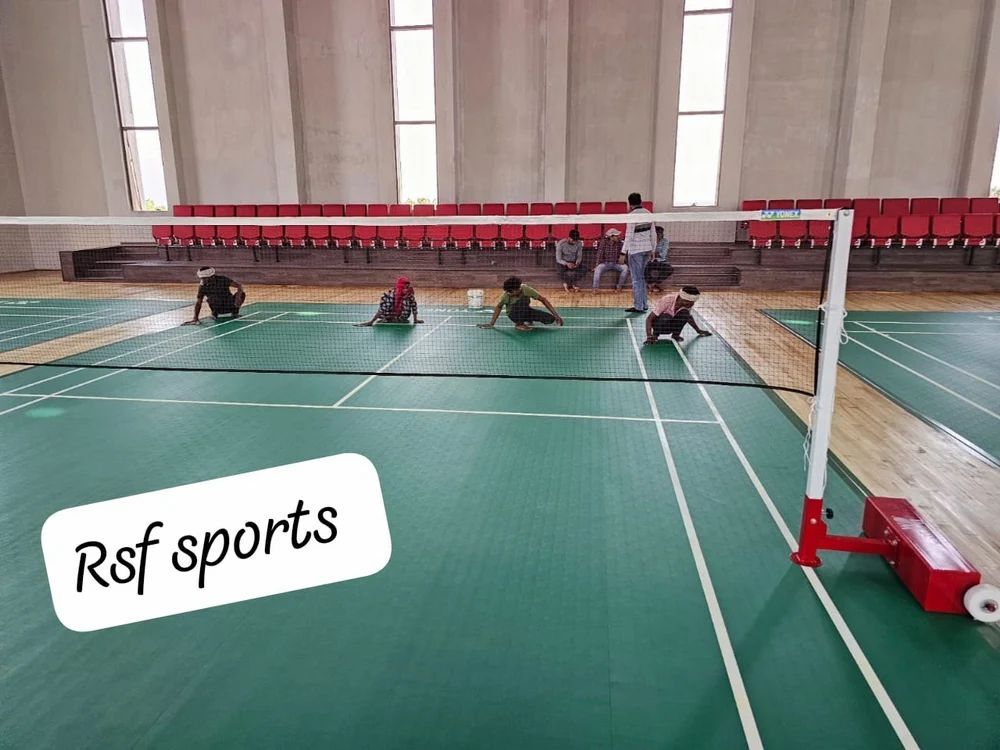 Aluminium White Badminton Post Movable, For Badmintion Manufacturer ...