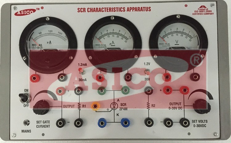 Analog SCR Characteristics Apparatus with Regulated Power Supply, For ...