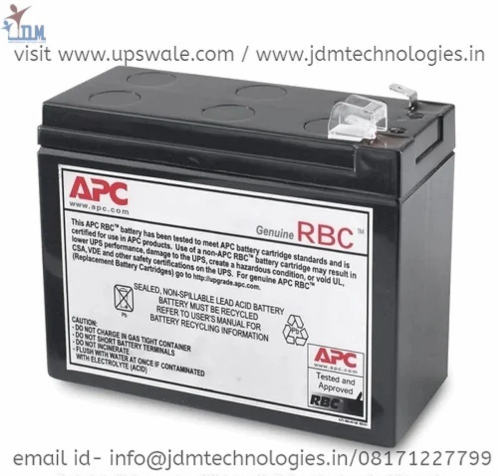 APC RBC2 (7ah) 12V Replacement Battery, 2.5KG, 12Volt Price in Delhi ...