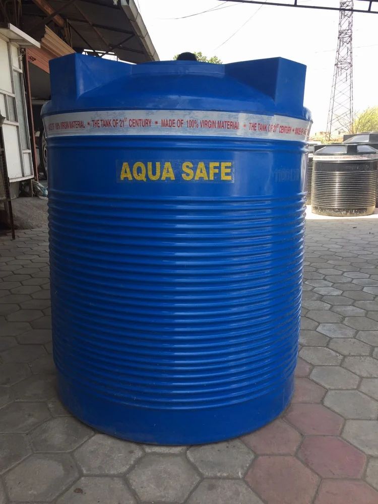 Aqua safe 1100L Triple Layered Water Storage Tank (Blue Colour), 1000 L ...