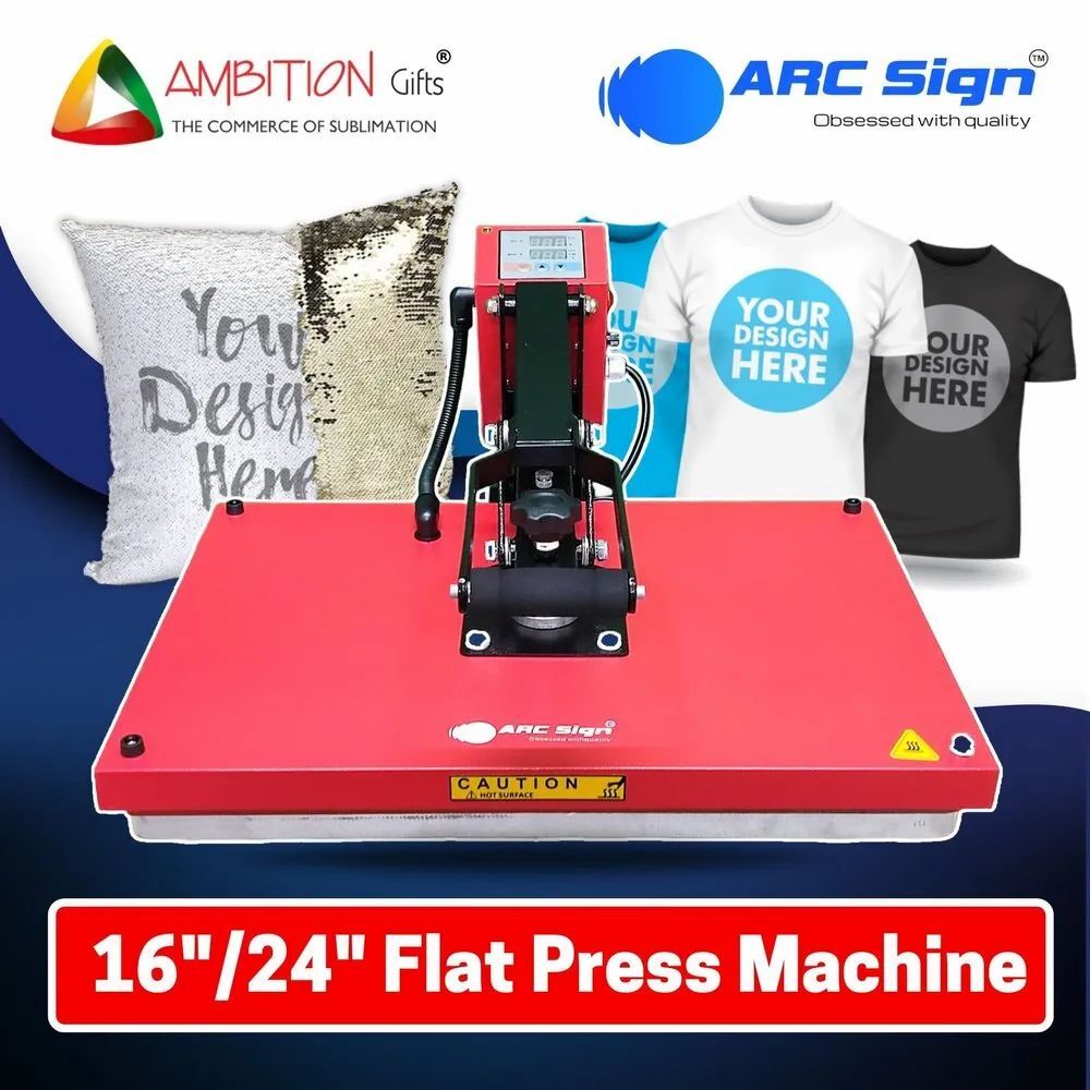 ARCSign Flat Heat Press Machine (16/24 inches) Heat Press Printing ...