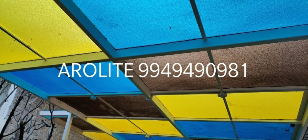 Arolite Polycarbonate Roofing Sheets, Thickness: 1mm To 10mm, 2 mm at ...