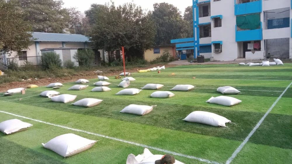 Artificial Volleyball Court Turf Grass Flooring, For Outdoor at ₹ 145. ...