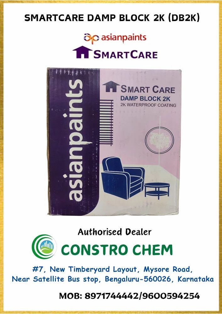 Asian Paints Smartcare Damp Block 2K (DB2K) - 15KG Price in Bengaluru ...