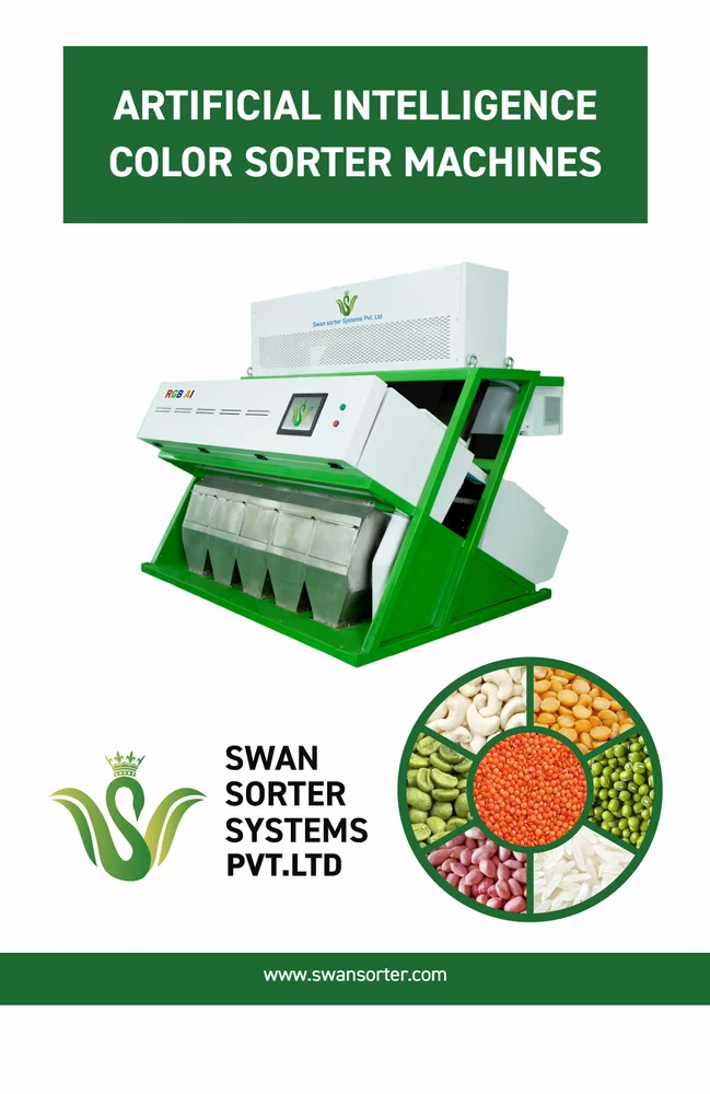 Automatic Color Sorting for Corn Flakes1 Chute 64 Channel, Single Phase ...