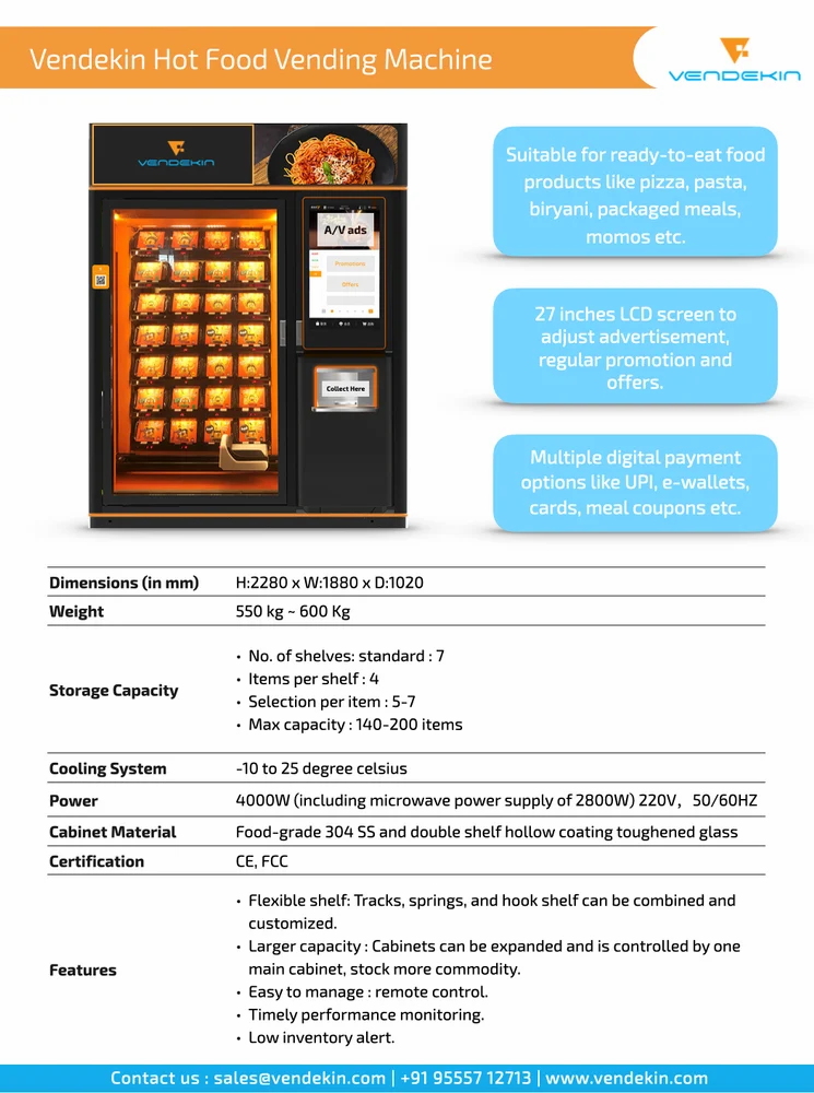 Automatic Food Vending Machines Manufacturer & Seller in Pune ...
