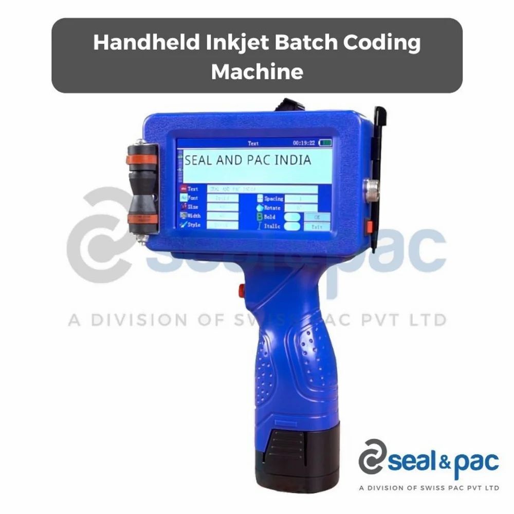 Automatic Handheld Inkjet Batch Coding Machine, 300 Pcs/Min at ₹25,000 in Vadodara