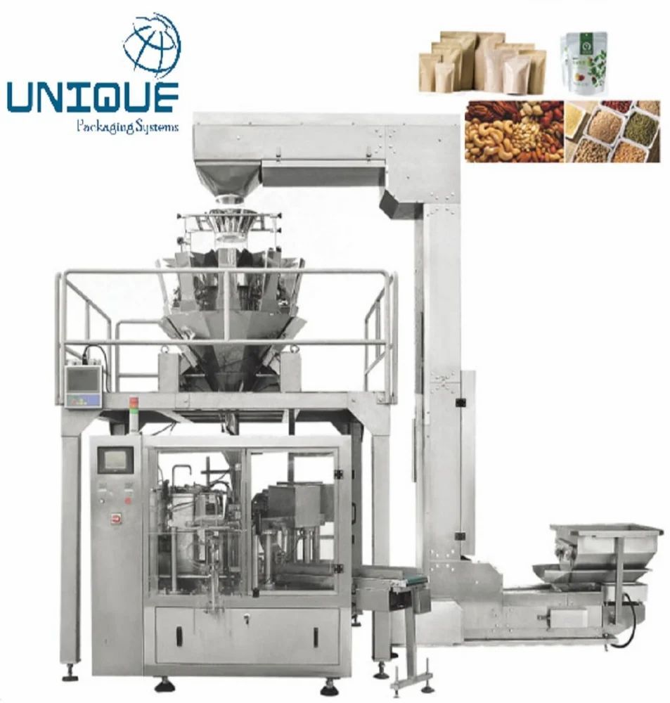 Automatic Rotary Pick-Fill-Seal (PFS) Packaging Machine, 25 - 50 Pouch ...