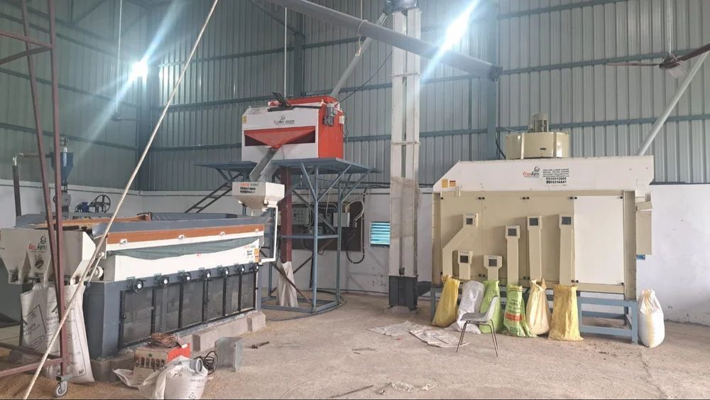 Automatic Wheat Cleaning And Grading Machine, Three Phase, Number of Screens: 3 Price in Ambala ...