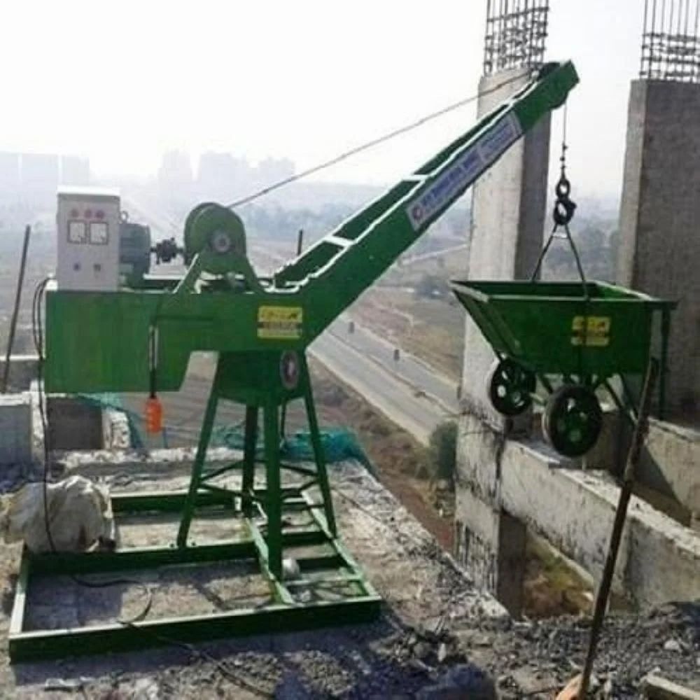 Balajee With Trolley Monkey Hoist Lifting Machine, For Hoisting ...
