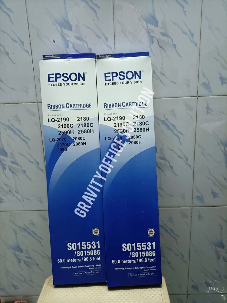 Black Epson LQ-2190 Ribbon Cartridge, For Dot Matrix Printer at ₹780 in ...