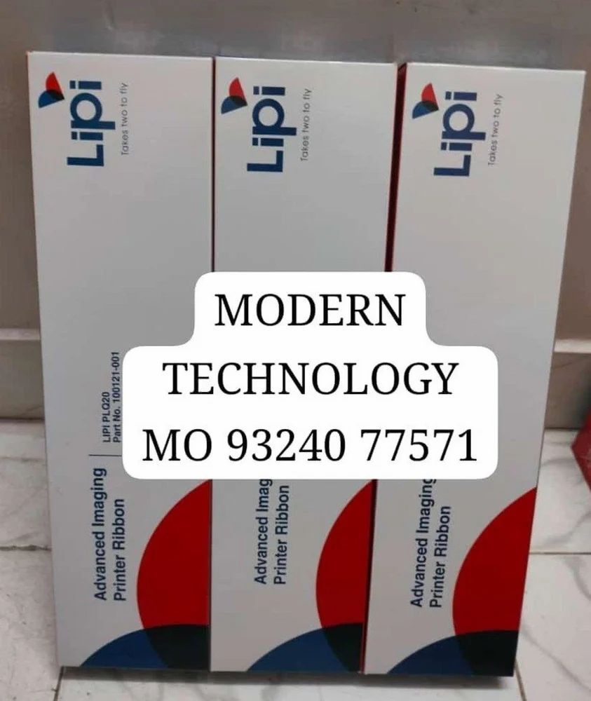 Black Lipi PLQ 20 Ribbon cartridge for passbook printers Manufacturer ...