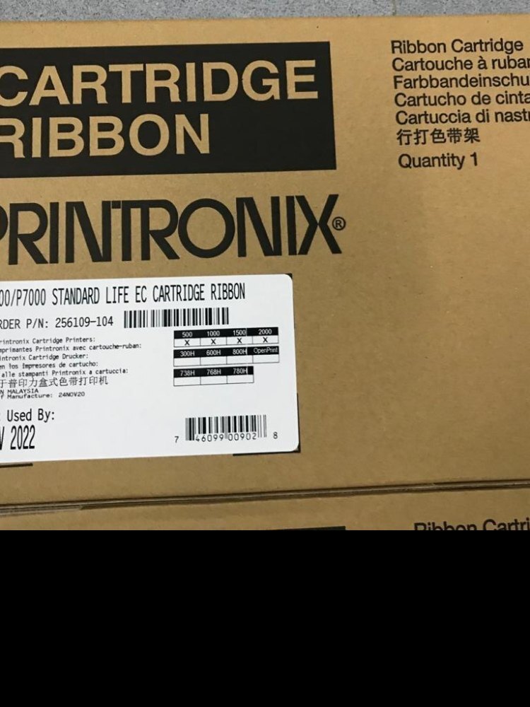 Black Printronix P8000P7000N7000 Ribbon Cartridge, For Dotmatrix ...