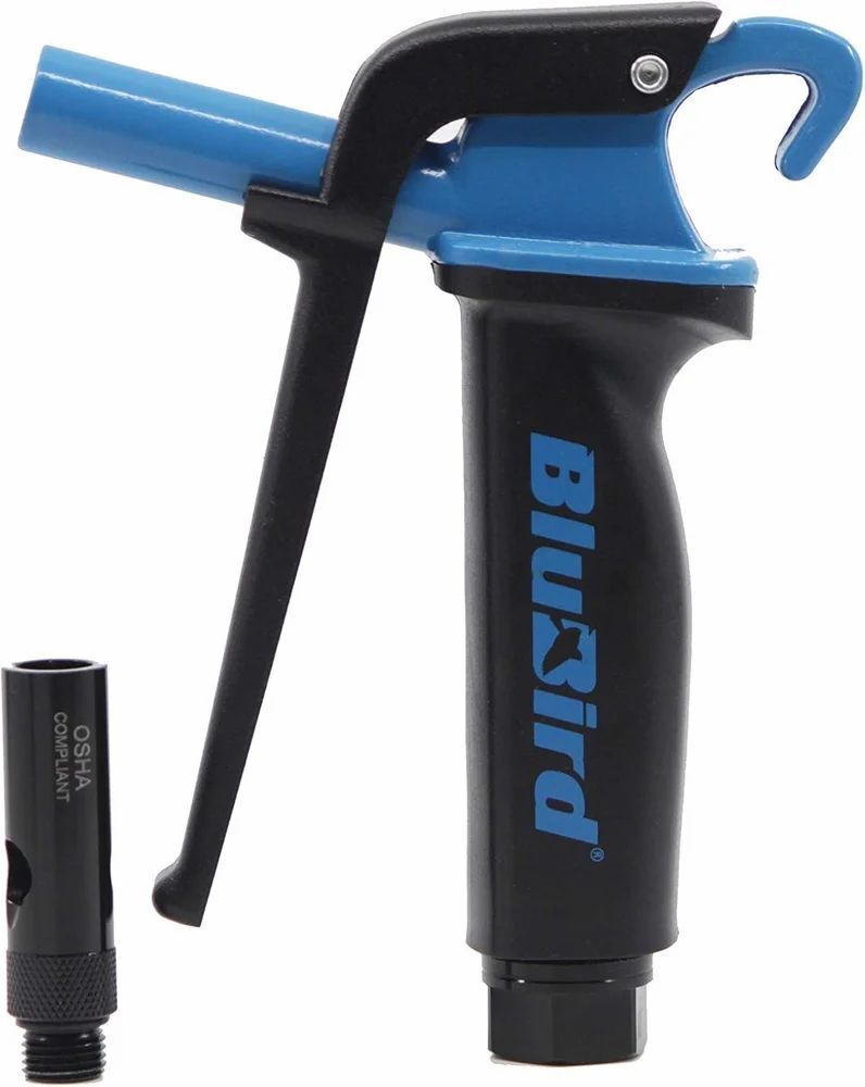 Blubird Hi-Flo Air Blow Gun With Hush-Tech Safety Nozzle (BBABG-01-HT1 ...