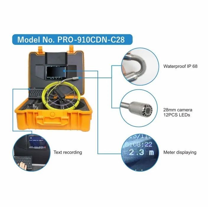 BORESCOPE PRO-910CDN-C28 Drain & Pipe Inspection Camera Price in Mumbai ...