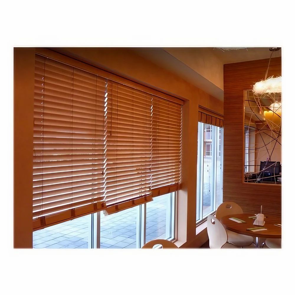 Brown Wooden Window Blinds Price in Delhi, Delhi – ₹300 | DESIGN N DECOROUS