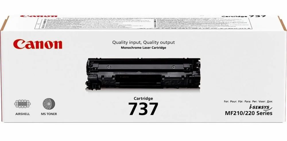 Canon 737 black toner cartridge, 2500 Pages Manufacturer & Seller in ...