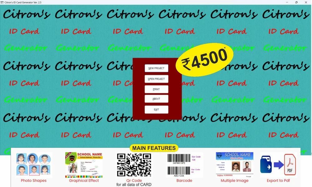 CITRON ID CARD GENERATOR SOFTWARE, for Desktop, Free demo available ...