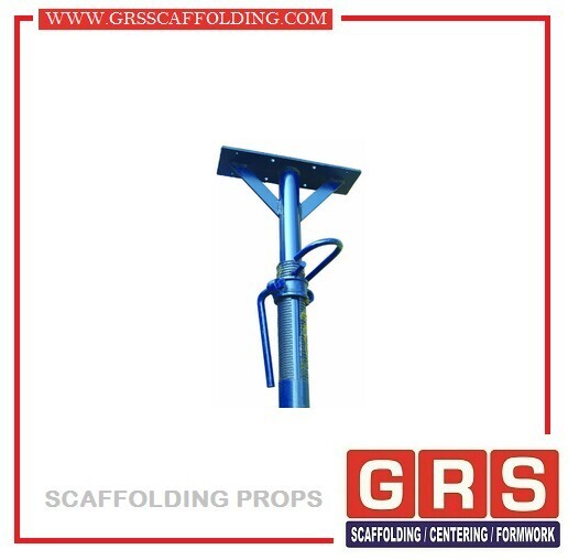 Color Galvanized Standard Scaffolding Props Adjustable, For ...