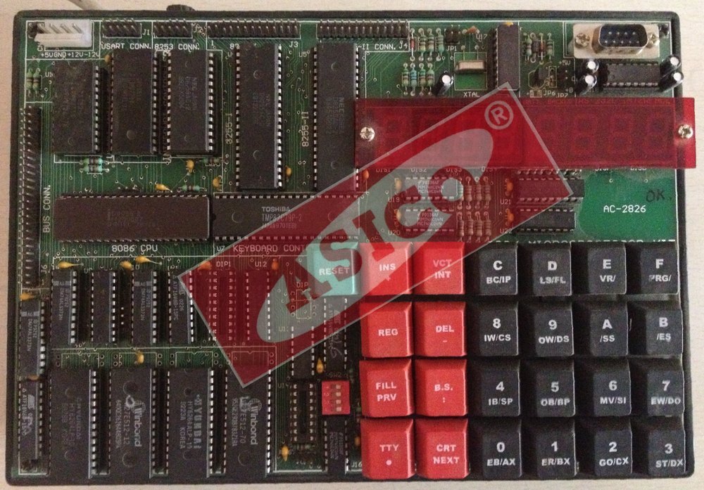 Digital 8086 Microprocessor Training Kit With Inbuilt Power Supply, For ...