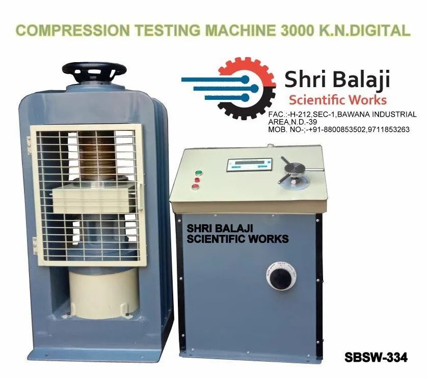 Digital Compression Testing Machine, Capacity: 3000 Price in Delhi ...