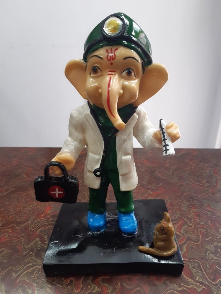 Doctor Ganesha Poly resin, For Interior Decor Price in Delhi, Delhi ...