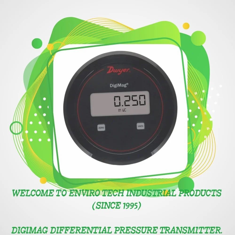 Dwyer DM-256 DigiMag Differential Pressure Transmitter Range 250-0-250 ...